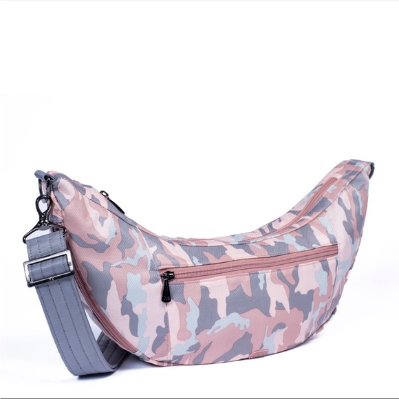 lug | Bags | Lug Boomerang Fs Sling Crossbody Bag In Camo Rose New With ...